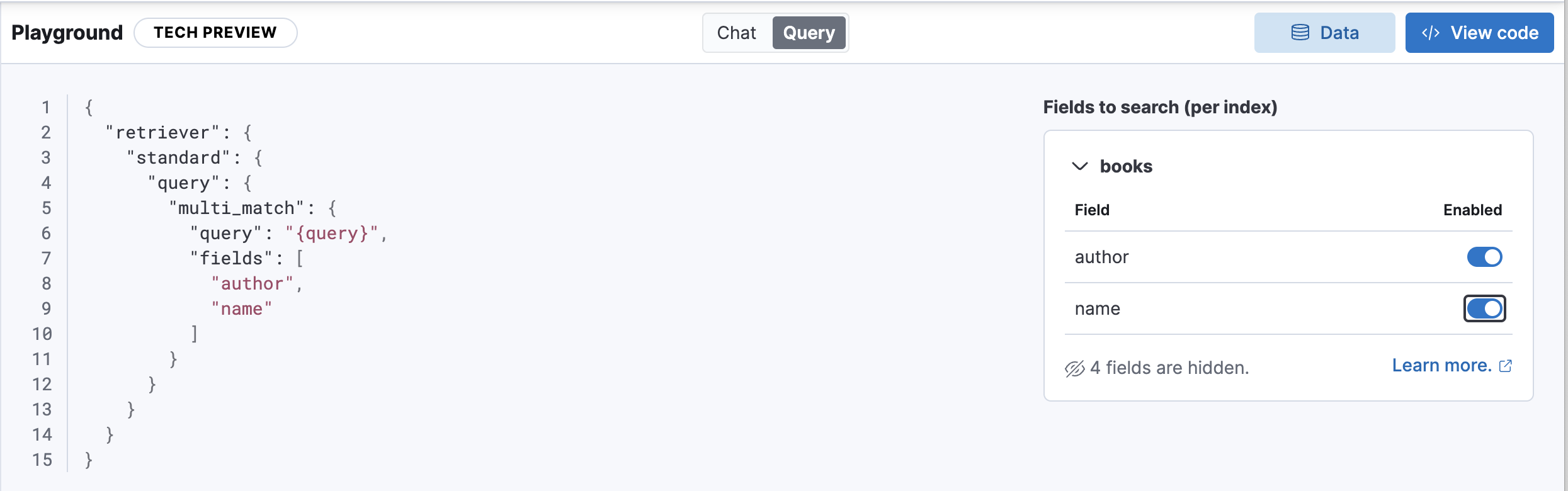 Playground | Kibana Guide [8.19] | Elastic