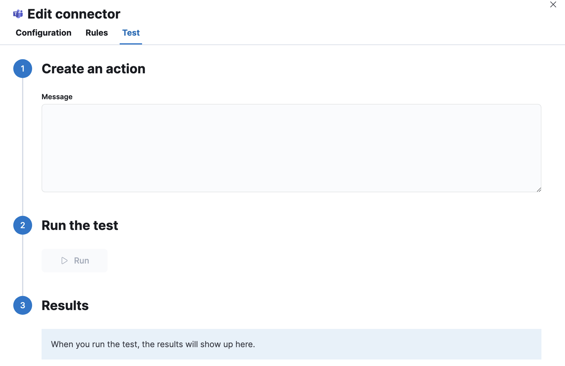 Microsoft Teams connector and action | Kibana Guide [8.19] | Elastic