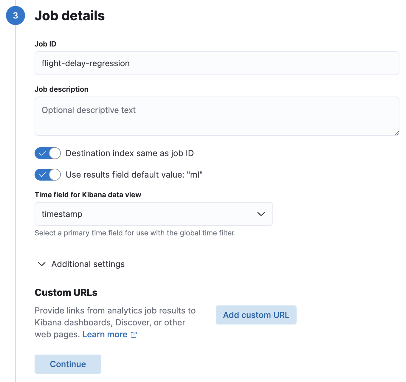 Adding custom URLs to data frame analytics jobs | Machine Learning in the Elastic Stack [8.19 ...