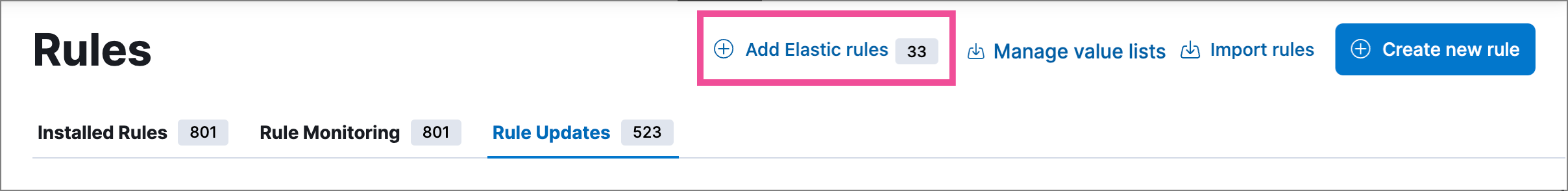Install and manage Elastic prebuilt rules | Elastic Security Solution ...